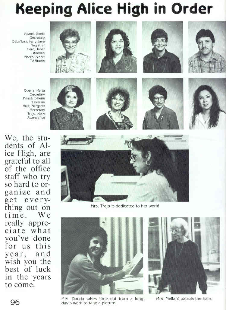 Alice High School Class of 1991