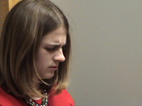 Maybe she can't read either.