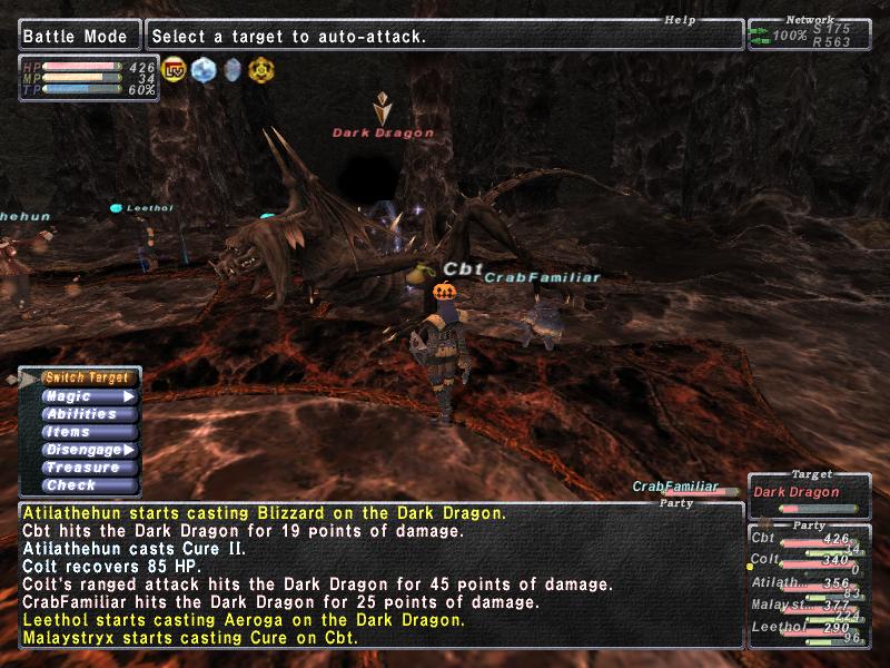 Heres a Screenshot of The Linkshell Takin Care of the 2-3 Dragon ...