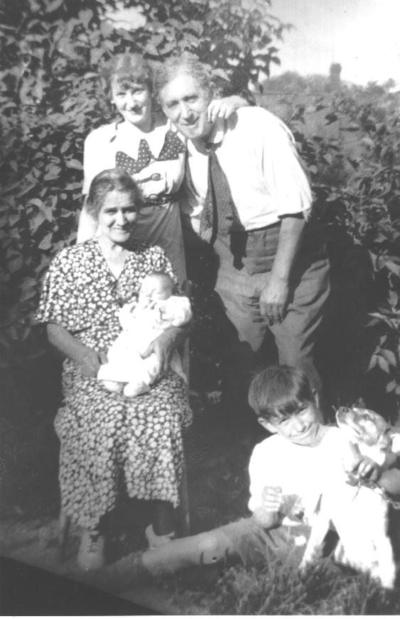 Grandma and Grandpa Pyke with Elizabeth and brother William and ...