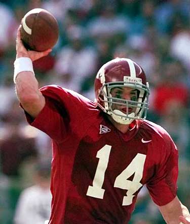 Tyler Watts - against Florida in 1999 SEC Championship.