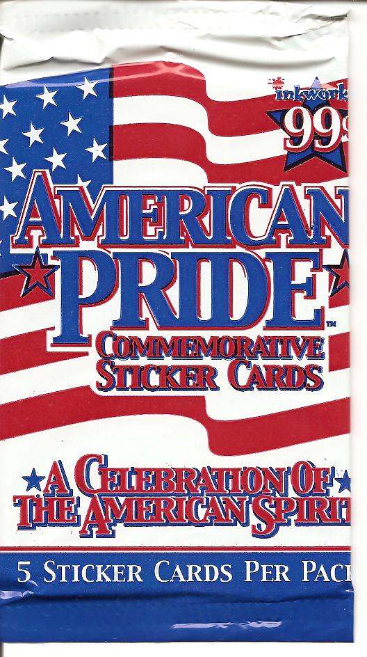 American Pride Commemorative Sticker Cards