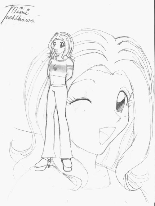 a great pencil done of mimi really cool pic of mimi