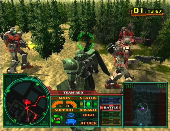 Gundam Video Game Hanger - Mobile Suit Gundam: Zeonic Front Screenshots