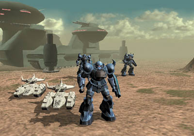 Gundam Video Game Hanger - Mobile Suit Gundam: Zeonic Front Screenshots