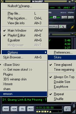 Thu's Ranma ½ Winamp Skin Center