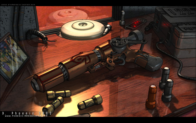 Caster Gun (Gene Starwind) - Outlaw Star Cosplay Reference