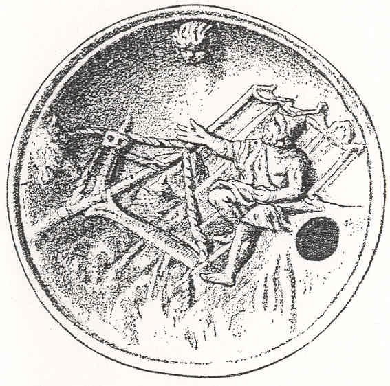 Odysseus on the raft