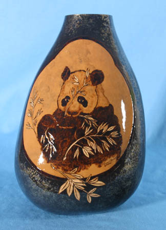 "Panda Vase" 00030