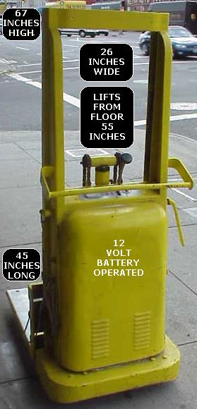 HYDRAULIC LIFT - 12V BATTERY OPERATED