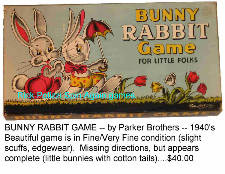 Rick Polizzi's SPIN AGAIN Board Games