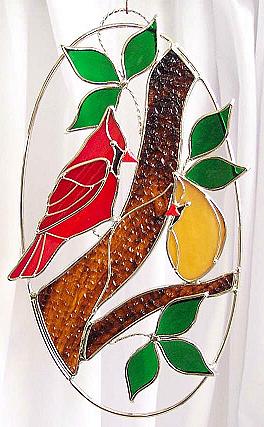 RED CARDINALS GALORE! Our Red Cardinal Gallery by Juhlin Glass Studio