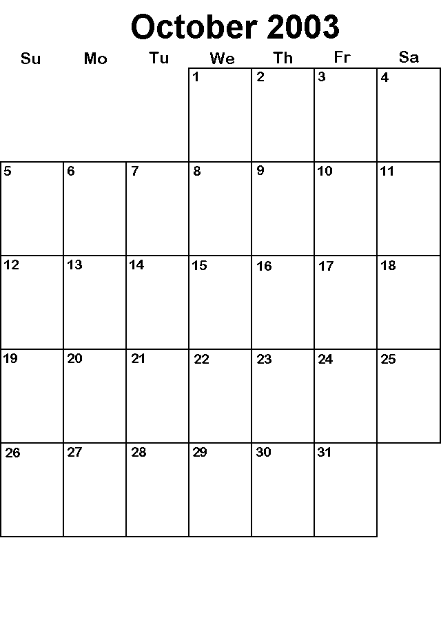 Free Calendars