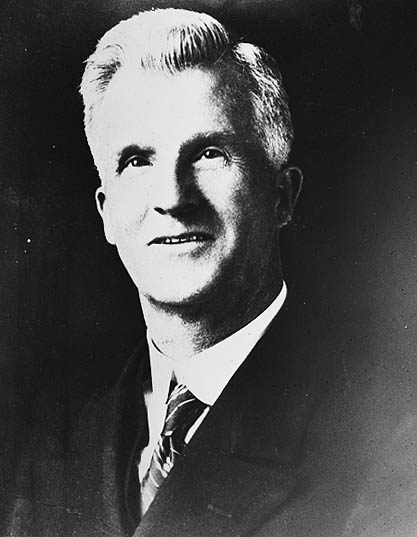 Prime Minister James Scullin.