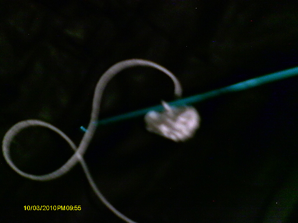 Crochet Popcorn-Cranberry Christmas Garland