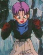 Trunks looking excited about something