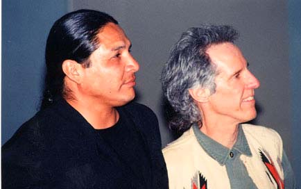 Steve with John Densmore, 2001