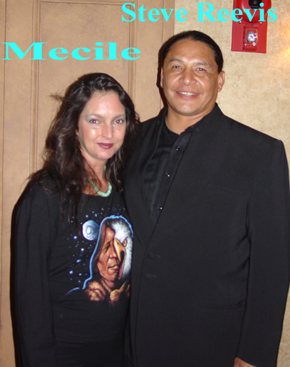 Steve and Macile (name misspelled on photo)