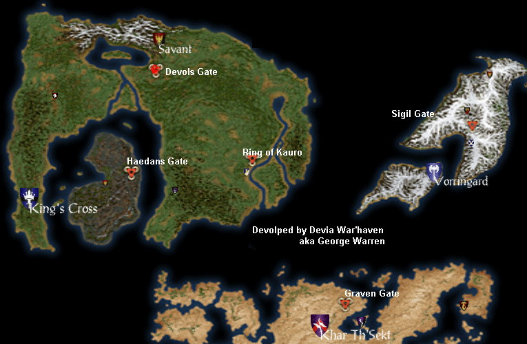 TheDigitalDevil.com - Shadowbane Gate World Map