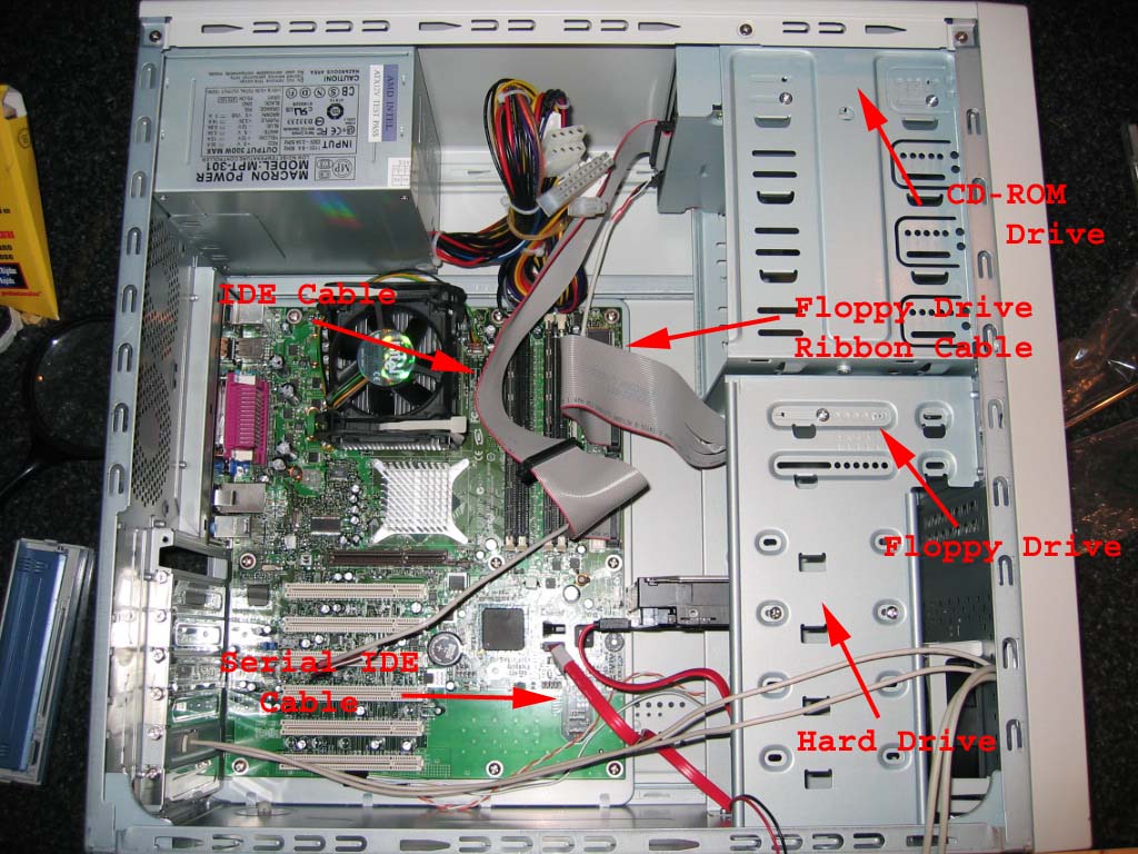 Connecting IDE Cables