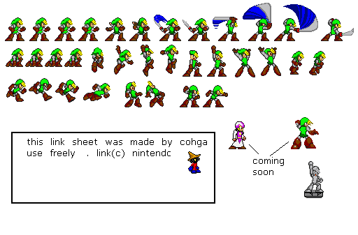 Link Sprites A Link To The Past | Sometypeofartist