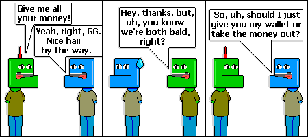 Green Guy Comic Things