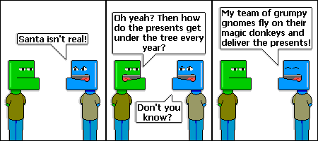 Green Guy Comic Things