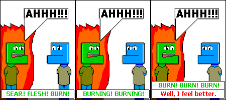 Green Guy Comic Things