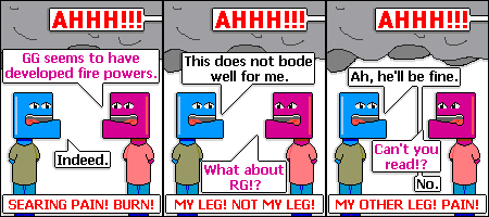 Green Guy Comic Things