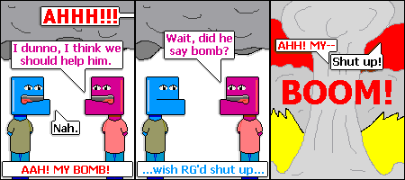 Green Guy Comic Things