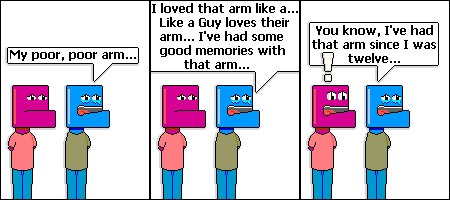 Green Guy Comic Things