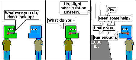Green Guy Comic Things