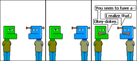 Green Guy Comic Things