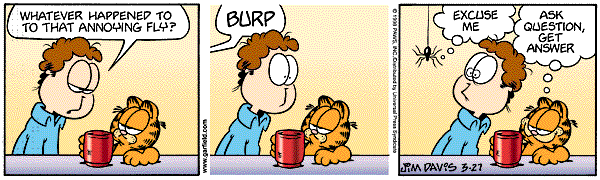 Here's a collection of garfield comics ~SkIdMaRk~