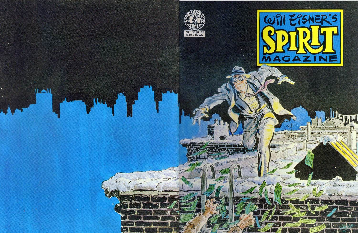 The sixth page of The Spirit Magazine reprints covers from Kitchen Sink ...