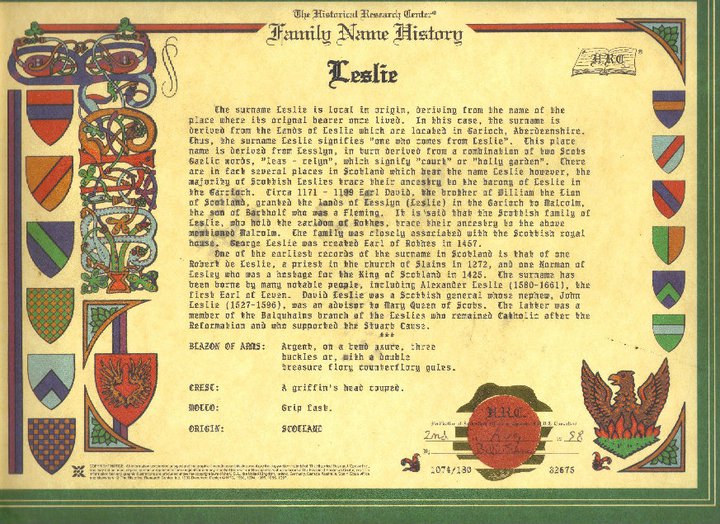 Leslie Name