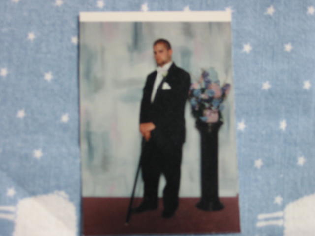 This pic above is Randy either posing for a magic act or a cigar ...