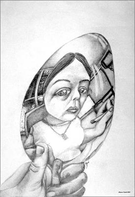 Self-portrait in a spoon