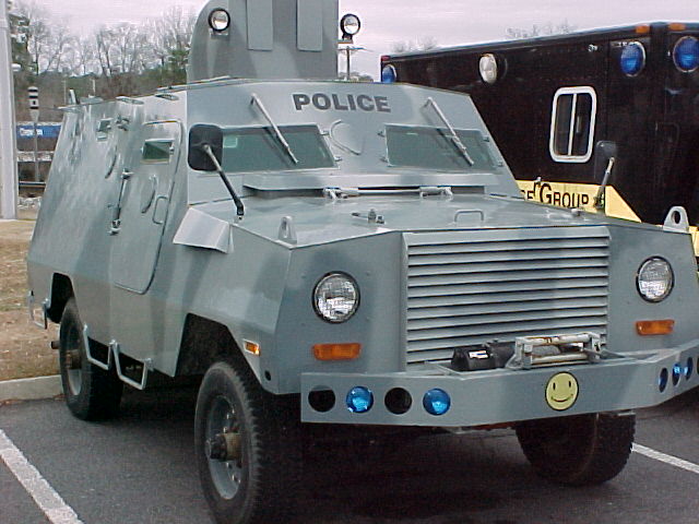 This is Alexander City Police Dept's Armored Peacekeeper.
