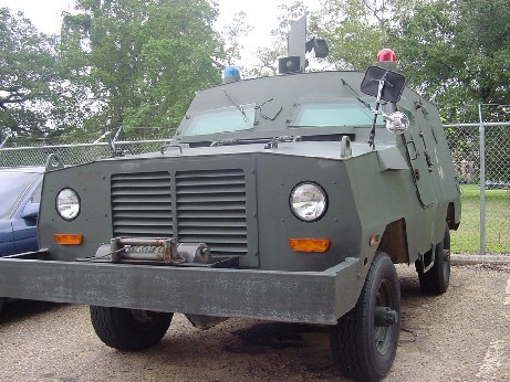 This is Mobile Police Dept's Armored Peacekeeper.