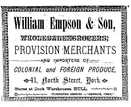 A NEWSLETTER FOR EVERYBODY WITH AN INTEREST IN THE EMPSON FAMILY NAME