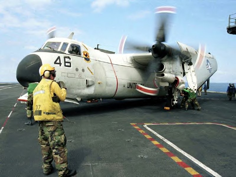 the atlantic ocean apr 23 2001 an aircraft director supervises the ...