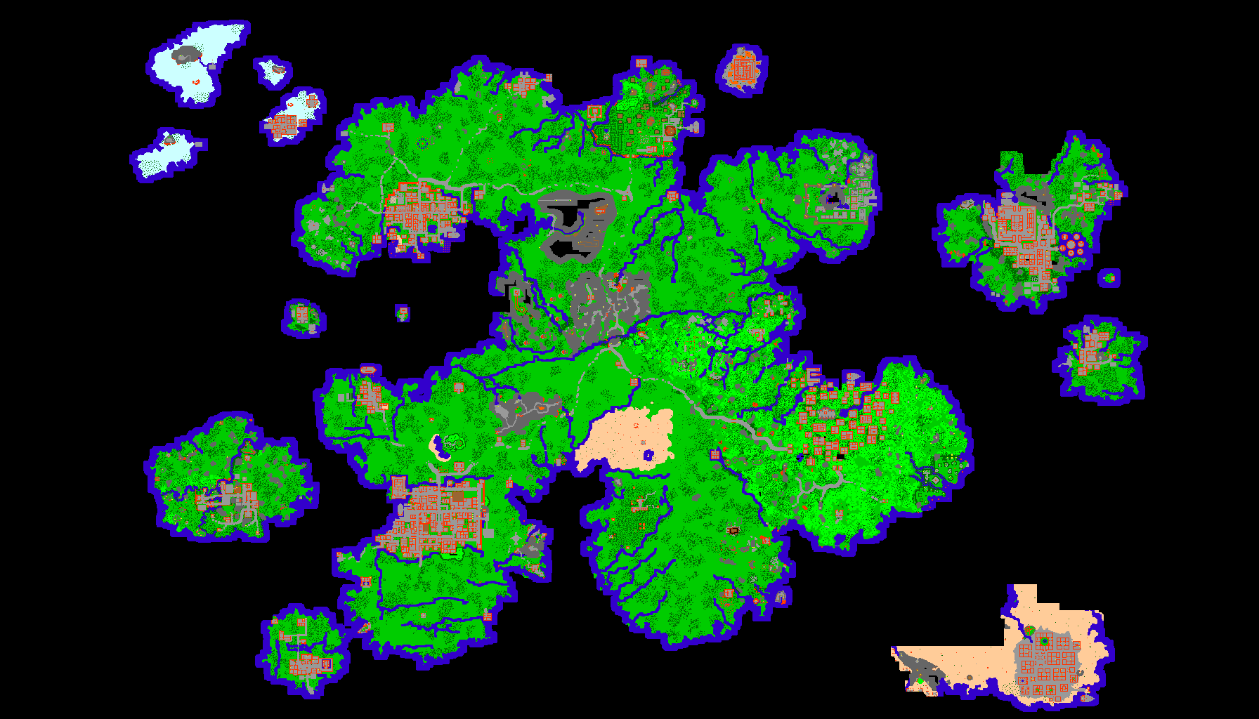Personal Map of Tibia