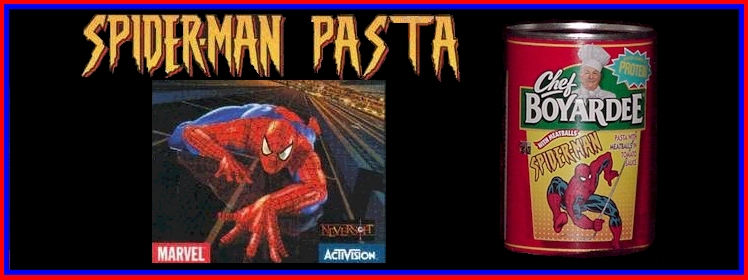 spiderman pasta
