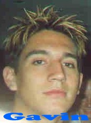 oh look who is it! hahahah its GAVIN! my soccer buddy! even though he ...