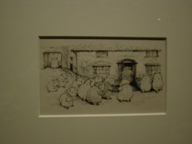 from the Peter Rabbit exhibit at the ROM