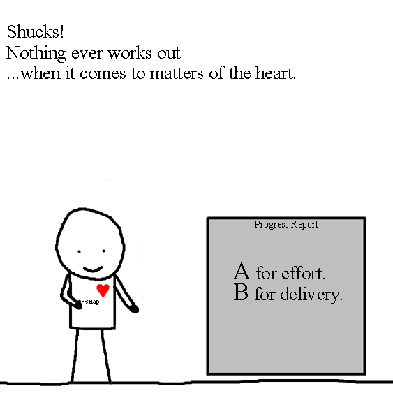 Nothing ever works out.