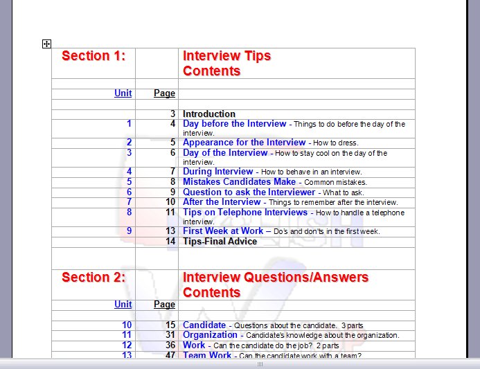 Interview Book Screenshot