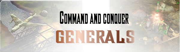 Welcome to the Command and Conquer: Generals page!!!