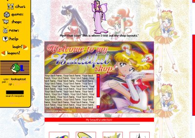 Neopets Shop Layouts